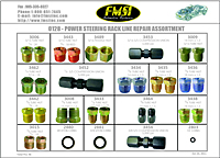 Item # 0128, Power Steering Rack Line Repair Assortment On FMSI ...